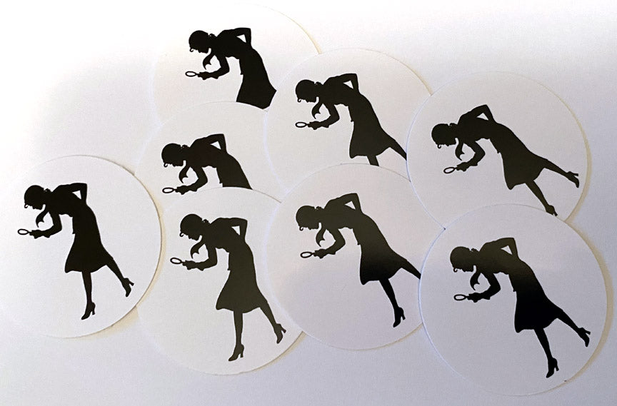 Nancy Drew Silhouette Stickers – Nancy Drew Fans