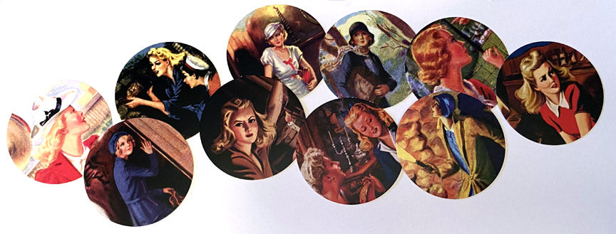 Nancy Drew Sticker Set 1930s and 1940s – Nancy Drew Fans